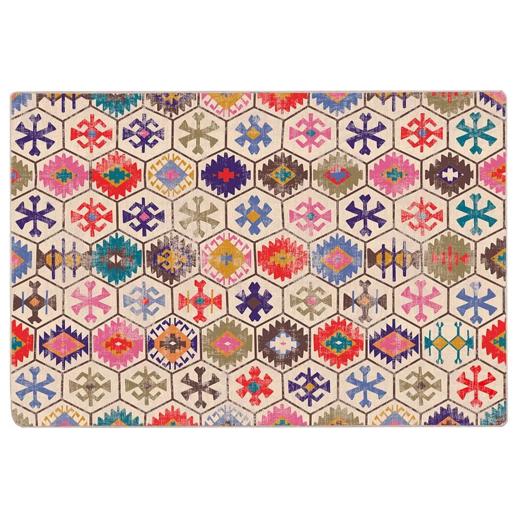 Tapis lavable multicolore 190x300 antidérapant | Leroy Merlin