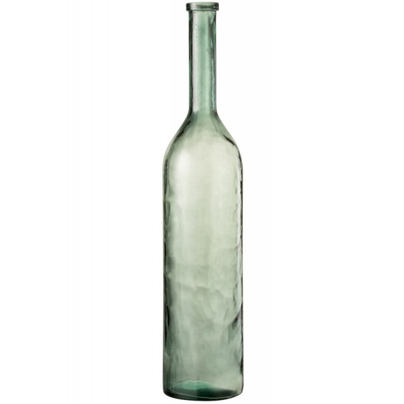 Botella de vidrio verde de 21x21x101 cm | Leroy Merlin