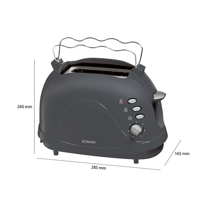 Bomann Toaster TA 246 CB Cool-Touch-Gehäuse 700 W weiß | Leroy Merlin