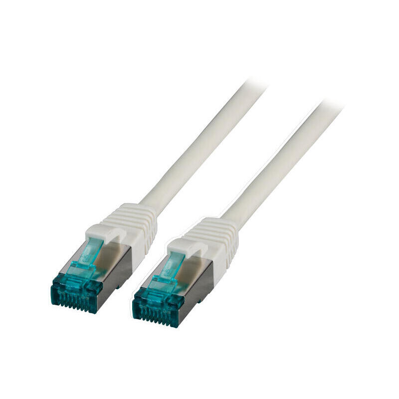 C ble r seau Efb rj45 s/ftp, cat.6a, lszh, 0.15m, gris | Leroy Merlin