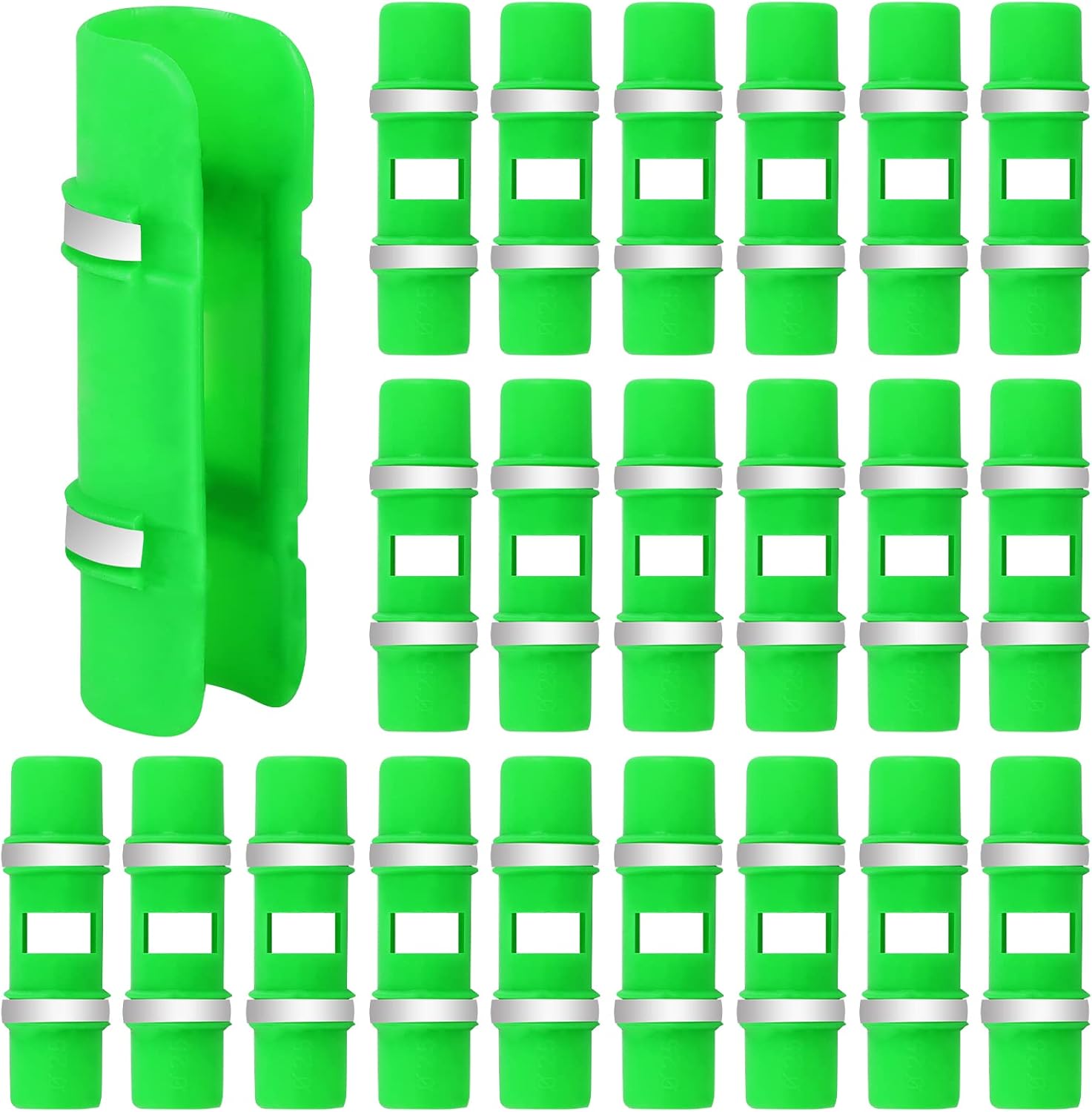 Lot de 30 clips de fixation pour tubes de 25 mm ,Boucle de film fixe ...