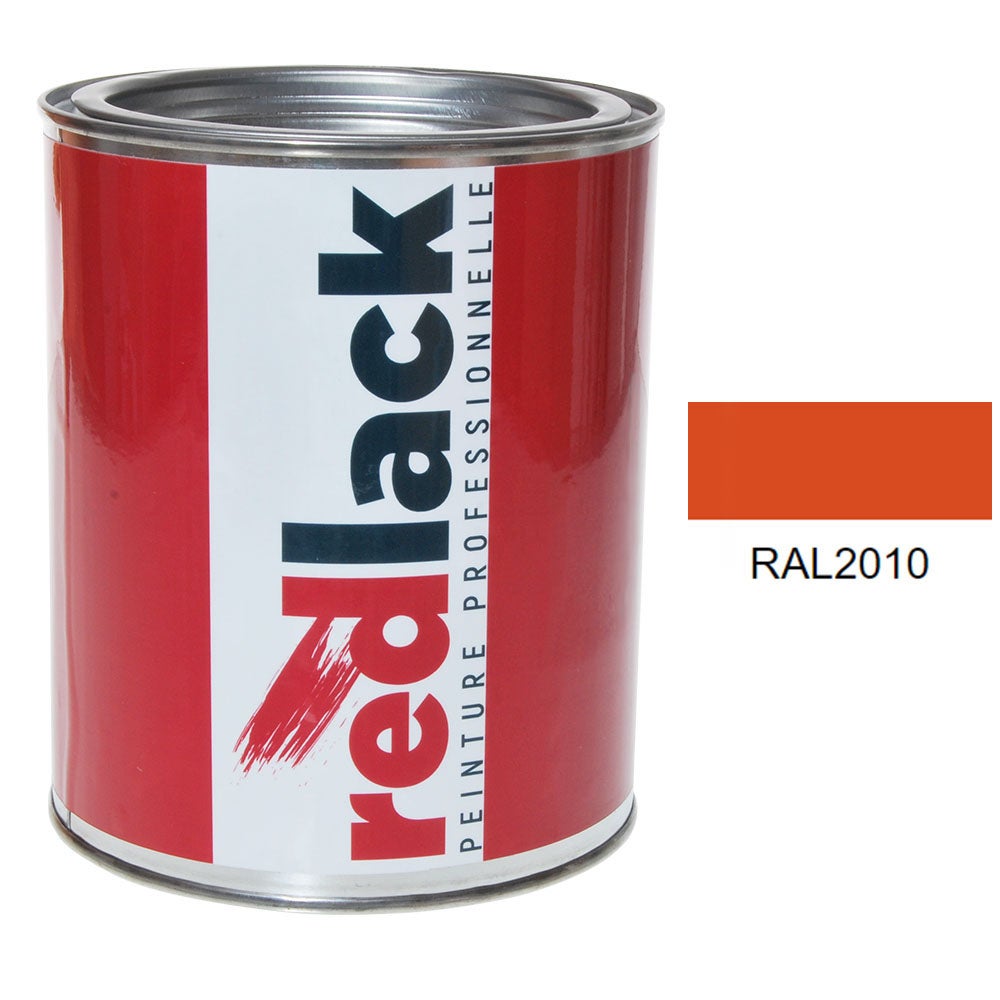 Pintura naranja seguridad RAL 2010 Multisoporte mate 1L Redlack | Leroy ...