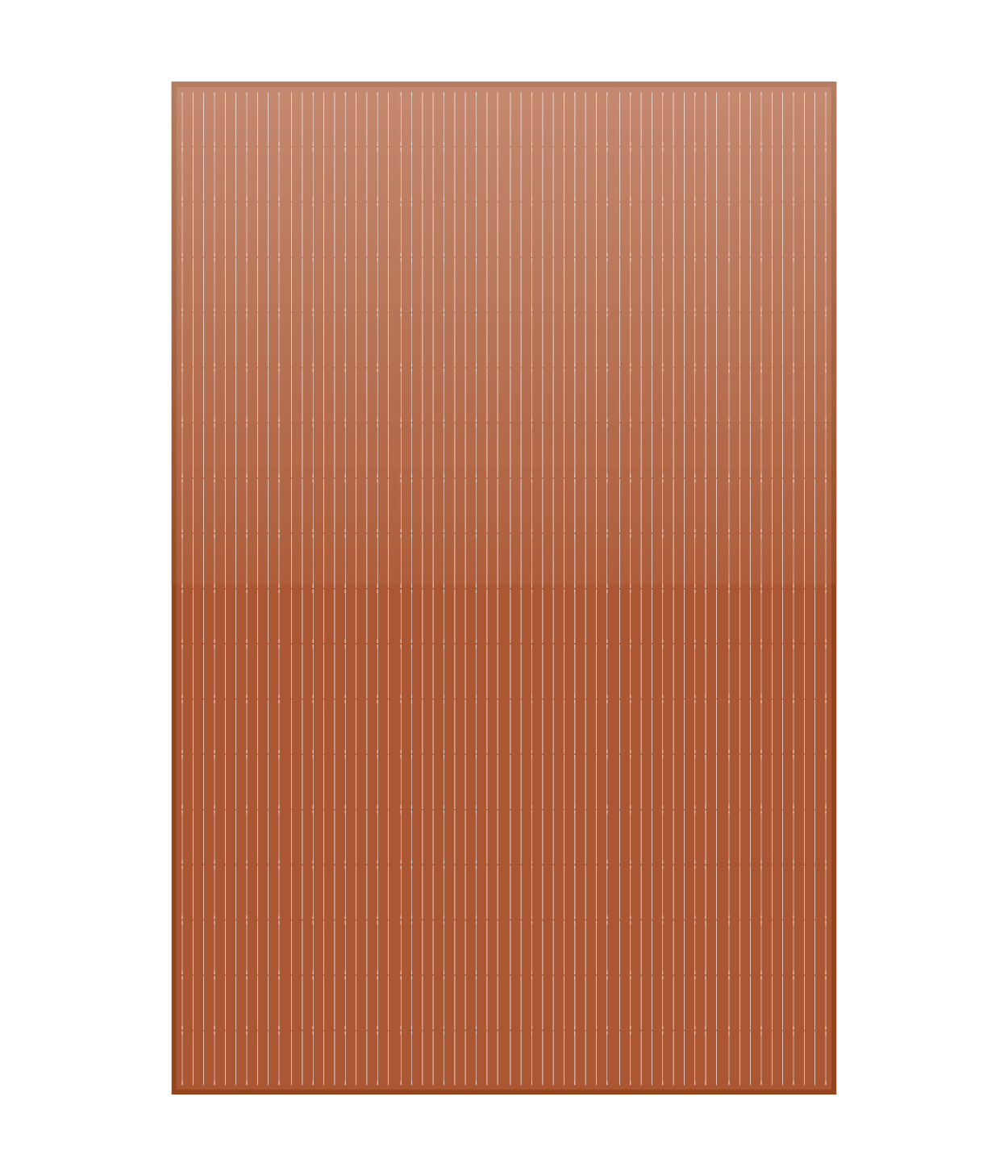 15 panneaux solaires monocristallins, rouge tuile, 375 W : Intégration ...