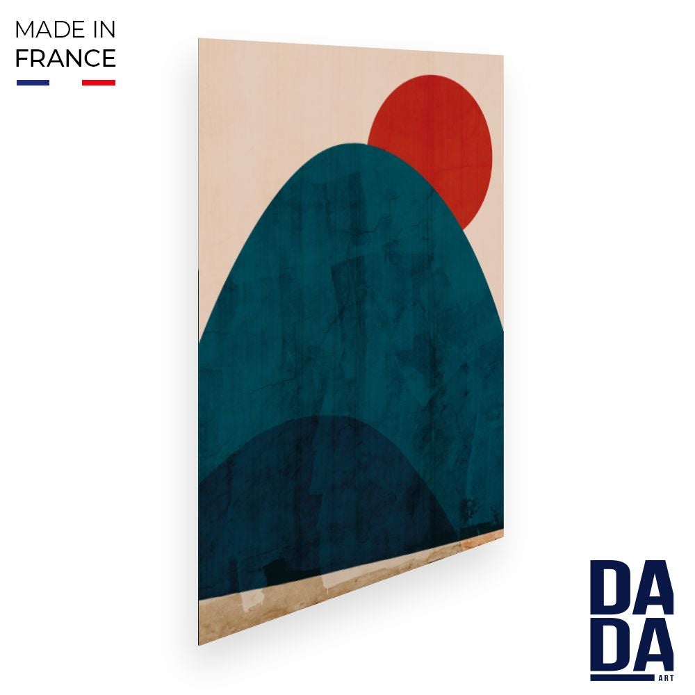 Affiche Soleil et montagnes / 60x80cm / Fabriqué en France / DADA ART ...