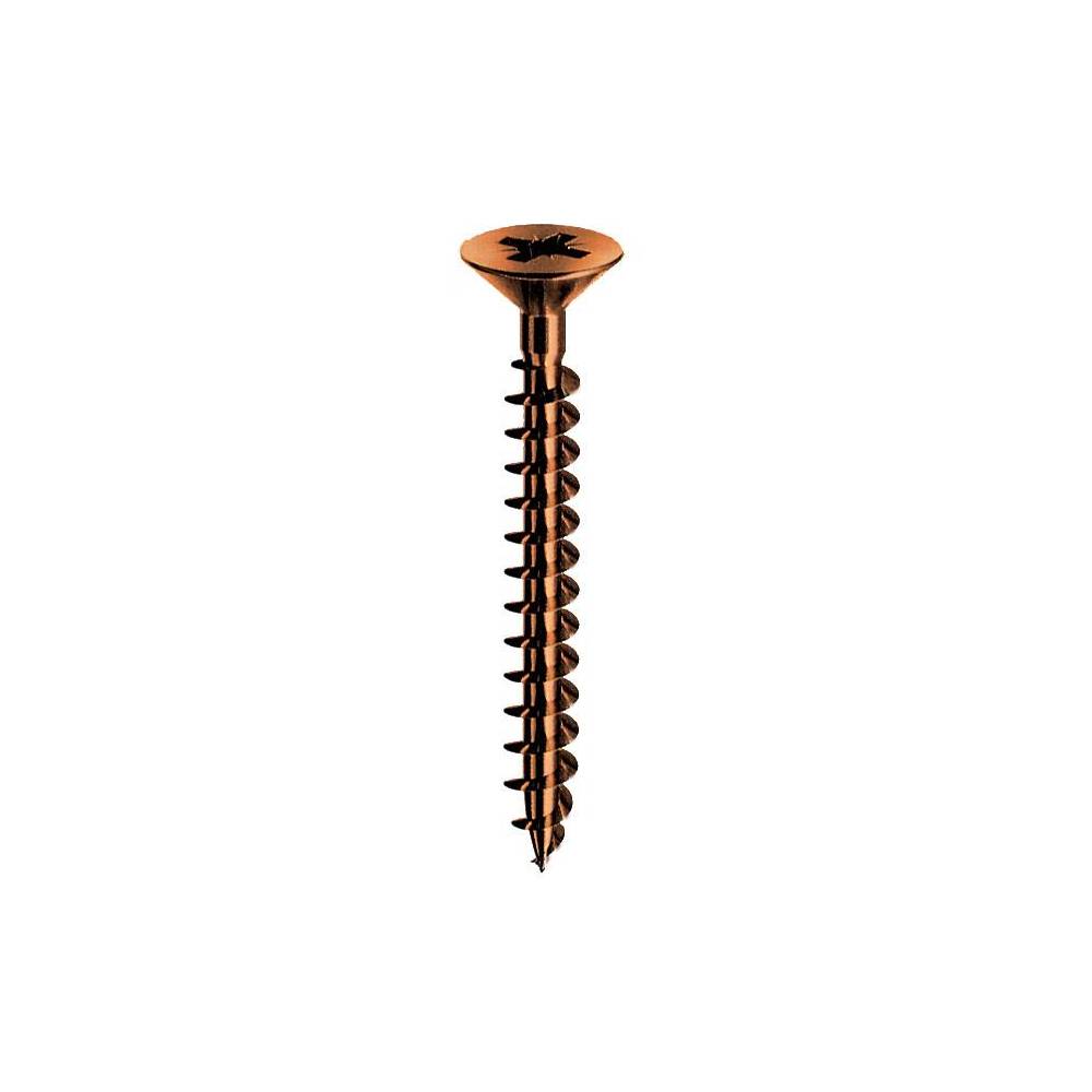 Ensemble de 5 Vis en Bois Bronze 3 x 40 mm | Leroy Merlin