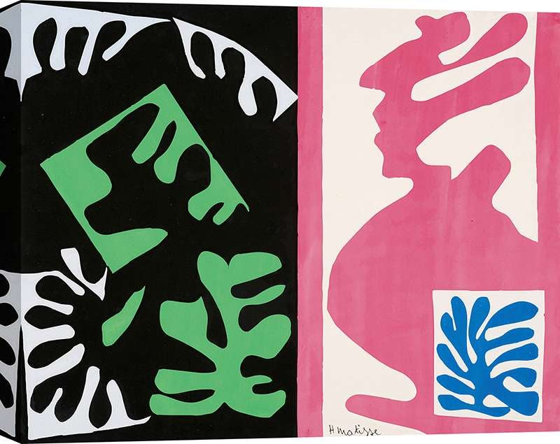 Tableau Matisse - Impression sur toile - Henri Matisse - Composition ...