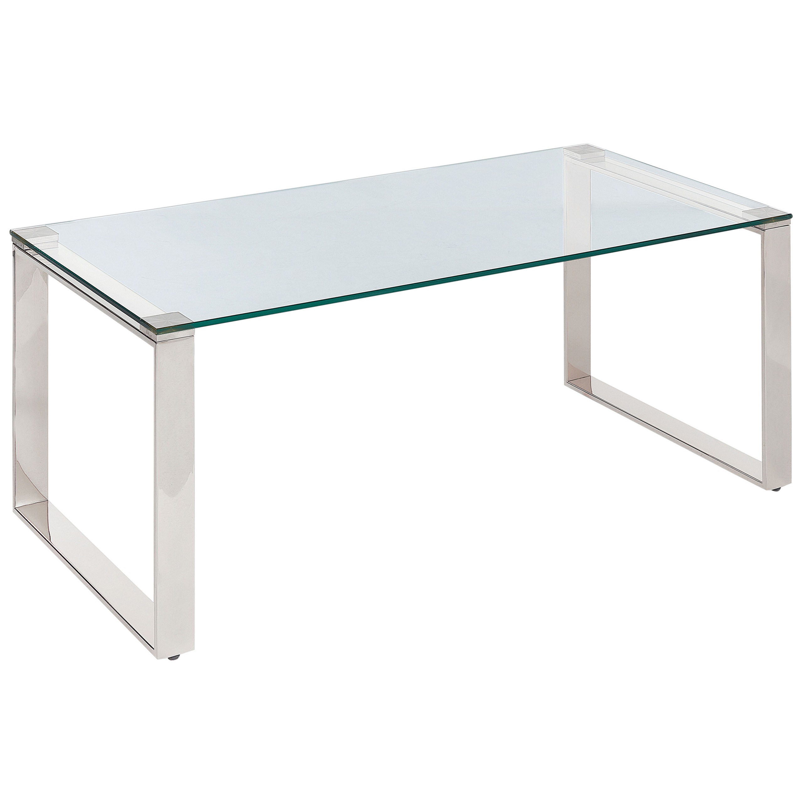 Table basse TILON Verre de sécurité Argenté | Leroy Merlin