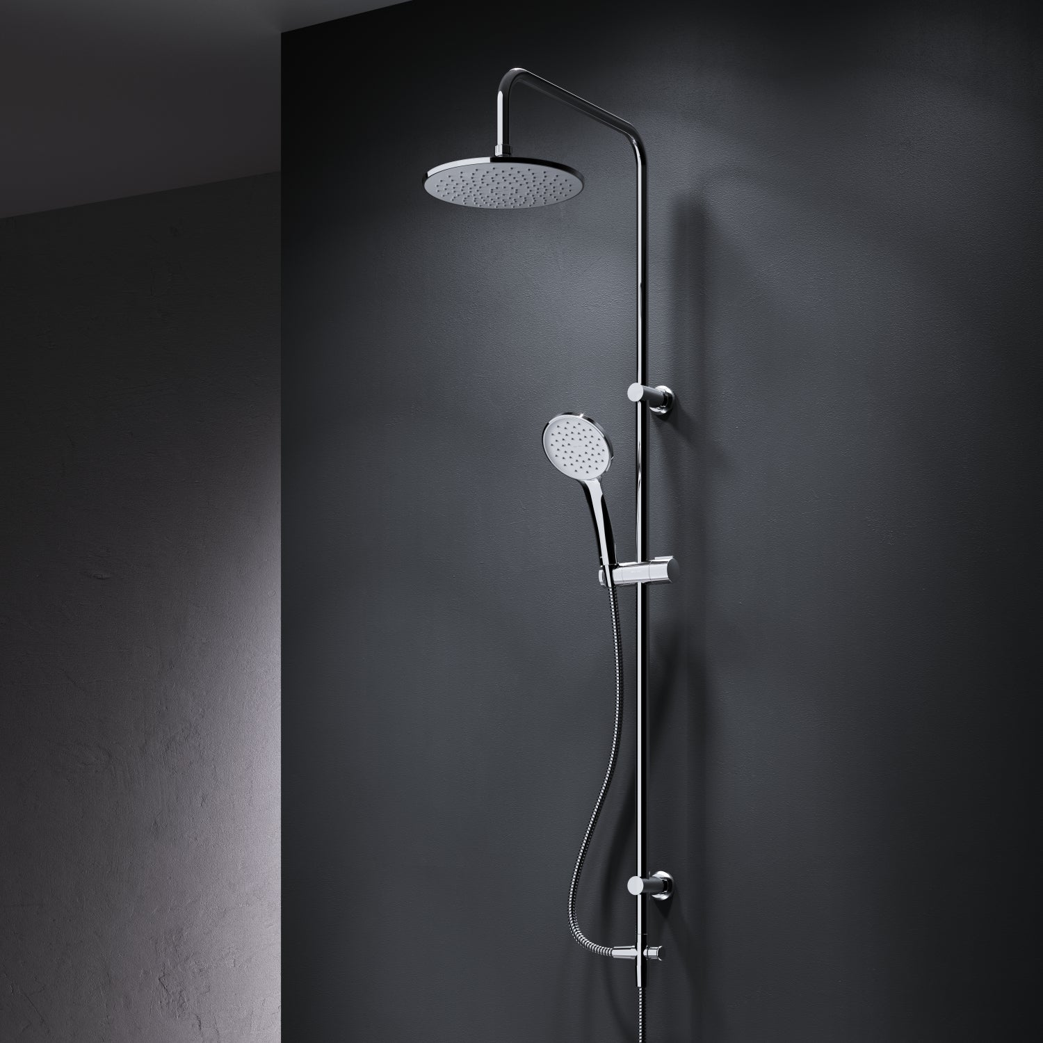 Colonne de douche et bain baignoire sans robinet, système de douche ...