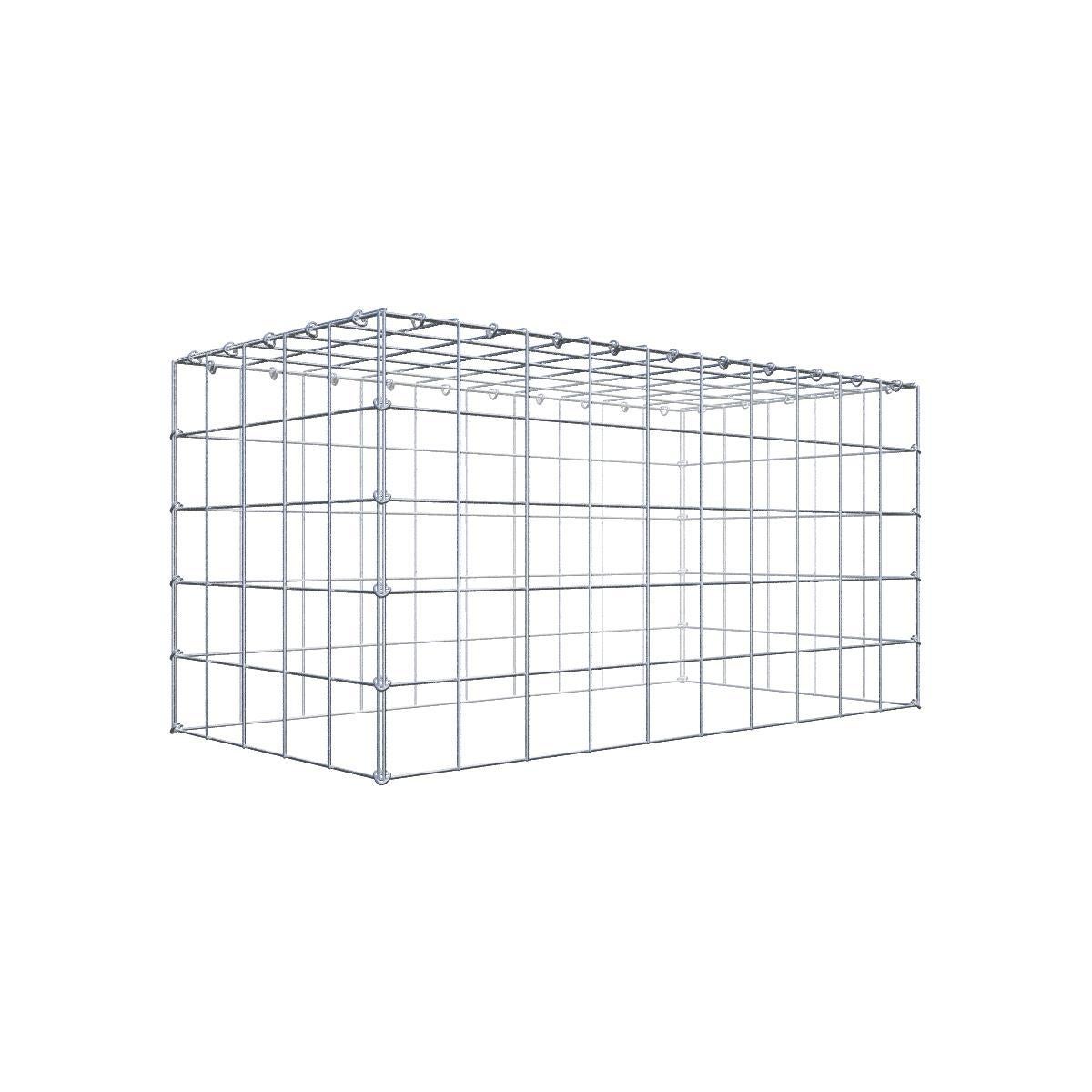 Gabión para montar en altura de 100 cm x 50 cm x 50 cm (L x H x P ...