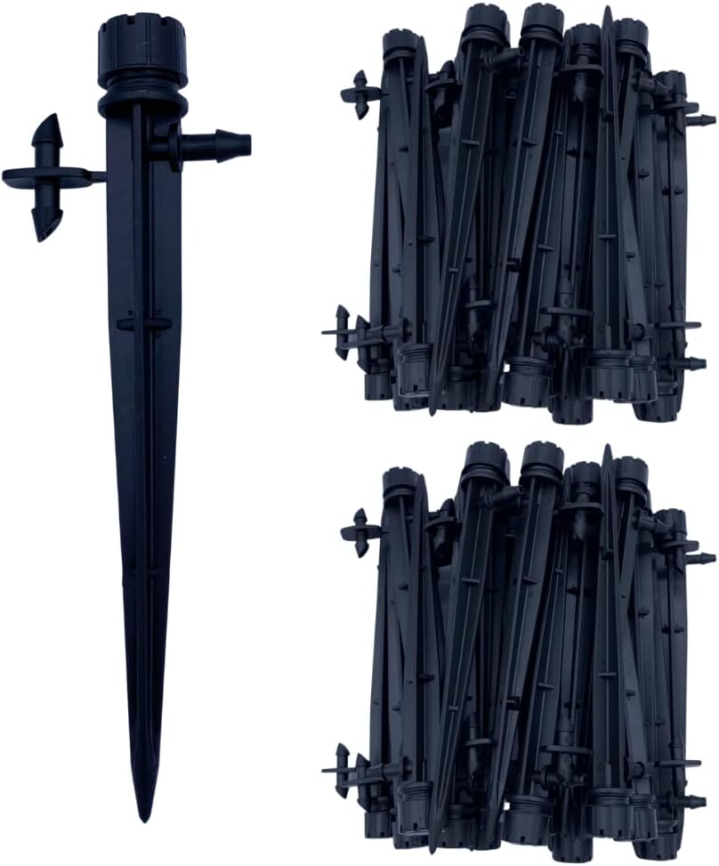 Kit 50 Gocciolatori per Irrigazione a Goccia, Regolabili 360° da 0 a 40 ...