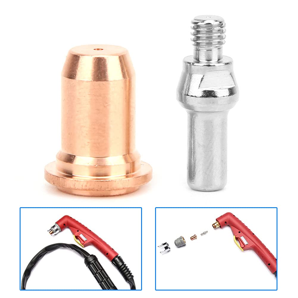 Kit de 10 électrodes plasma 52582 et 10 buses de pointe 51312 pour ...