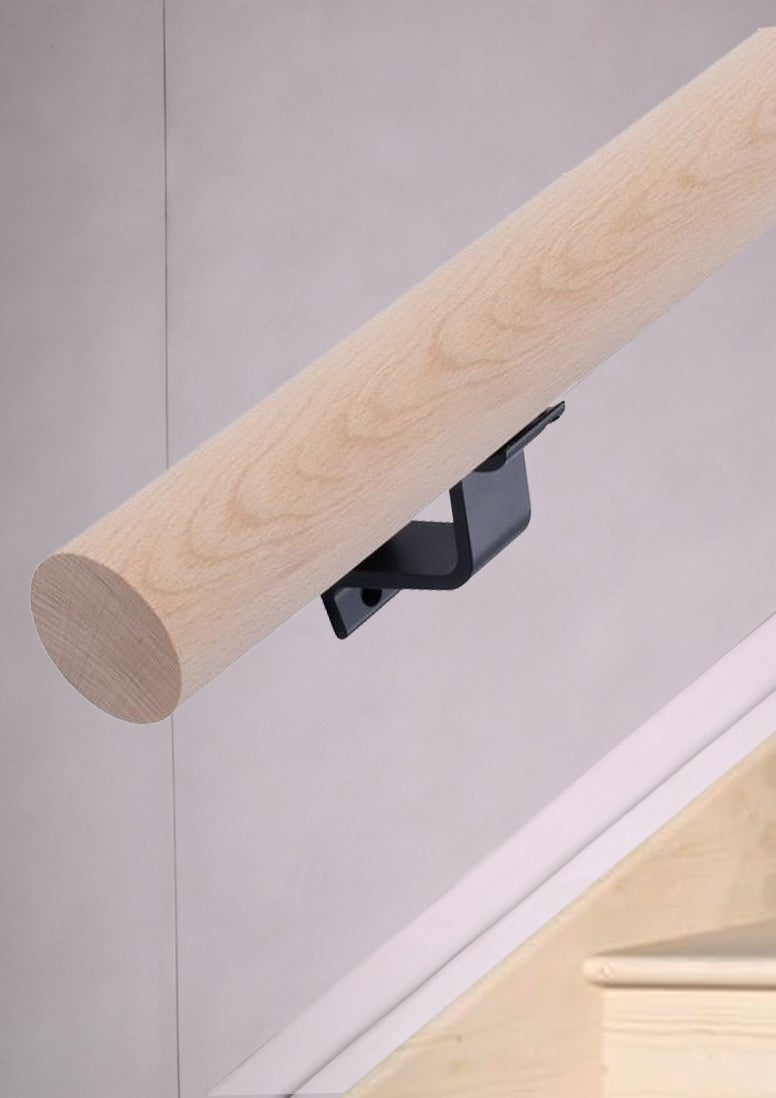 Main courante ronde Ø 38 mm - Chêne - Extrémités droites - 270 cm ...