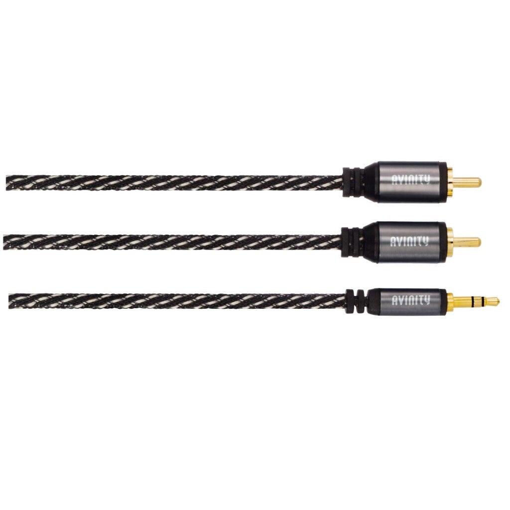 Câble audio Avinity 2 prises RCA - Jack 3,5 mm stéréo 3 m | Leroy Merlin