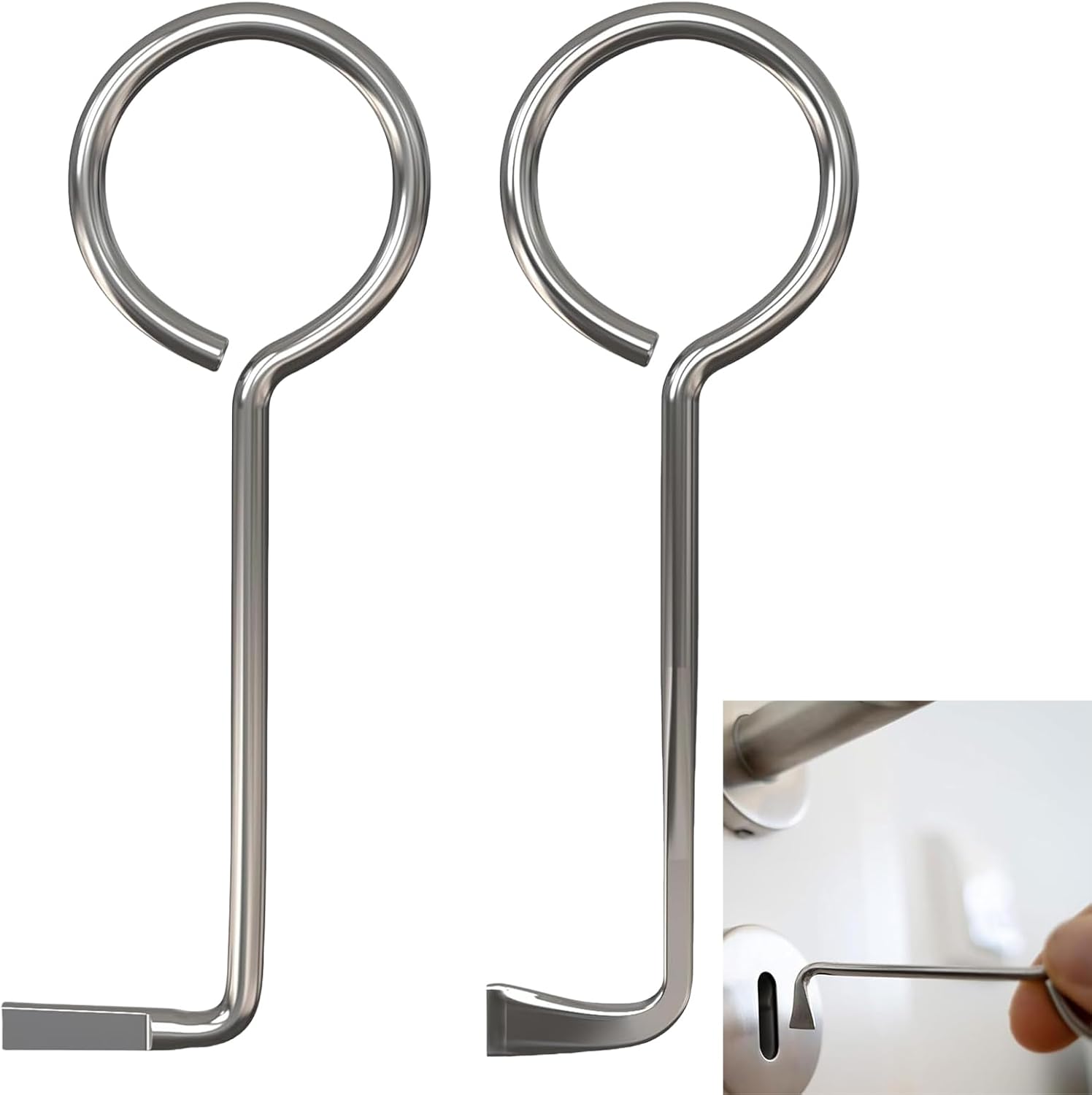 2 Pcs Clef Passe Partout Set, Clé Passe-partout, Clé Universell, Ouvre ...