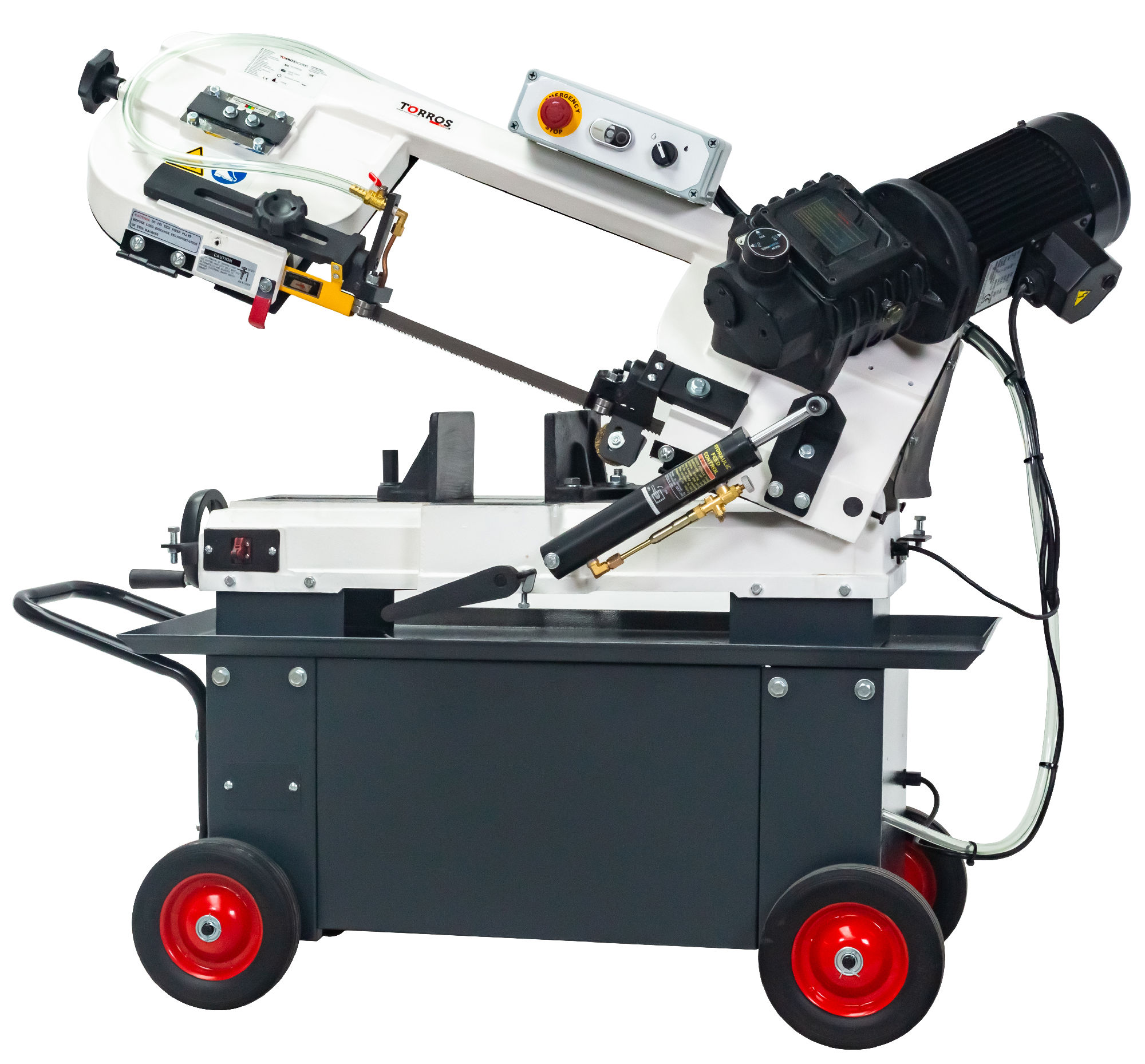 Scie à ruban mobile pour métaux 0-45 capacité de coupe ronde 178 mm 0 ...