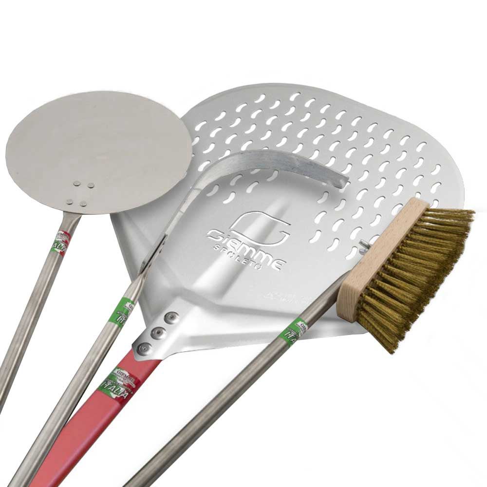 Juego de 4 Palas para Pizza Profesionales en Aluminio y Acero, para ...
