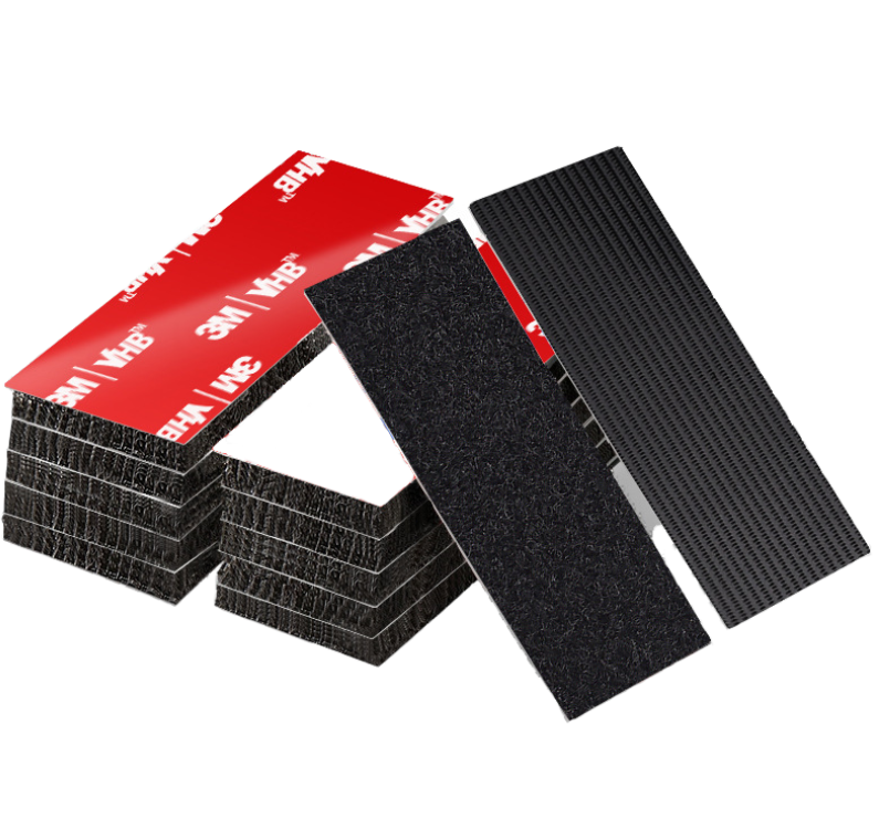 Adhesivo de velcro de doble cara, reutilizable, rectangular, resistente ...