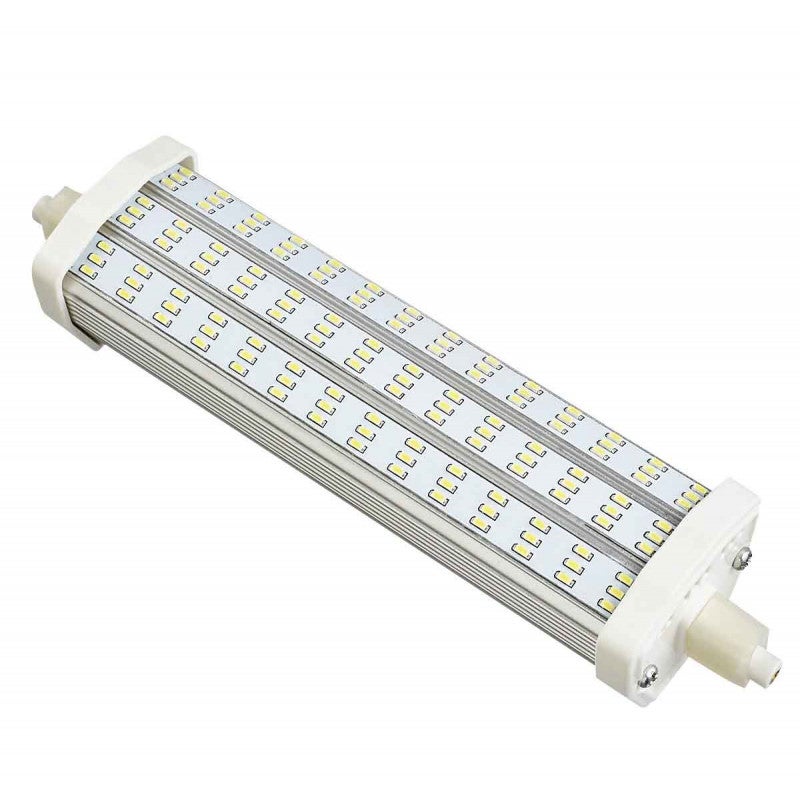 Bombilla LED R7S 118mm 126 SMD 12W 150 ° (100W) - Blanco caliente ...