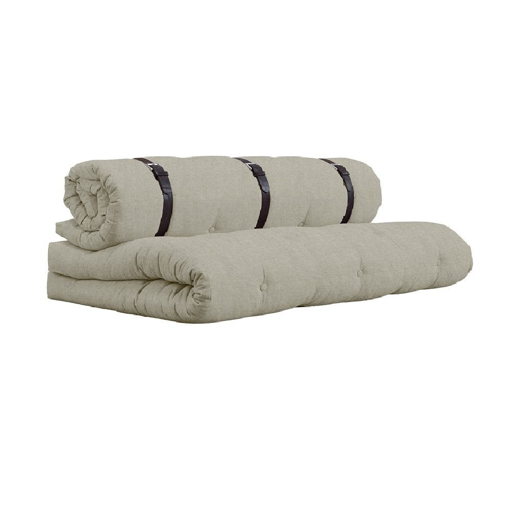 Canape futon standard convertible BUCKLE-UP SOFA couleur lin | Leroy Merlin