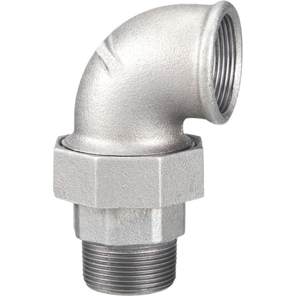 Coude union mâle femelle joint conique 98 galva - 3/8'' - SFERACO ...