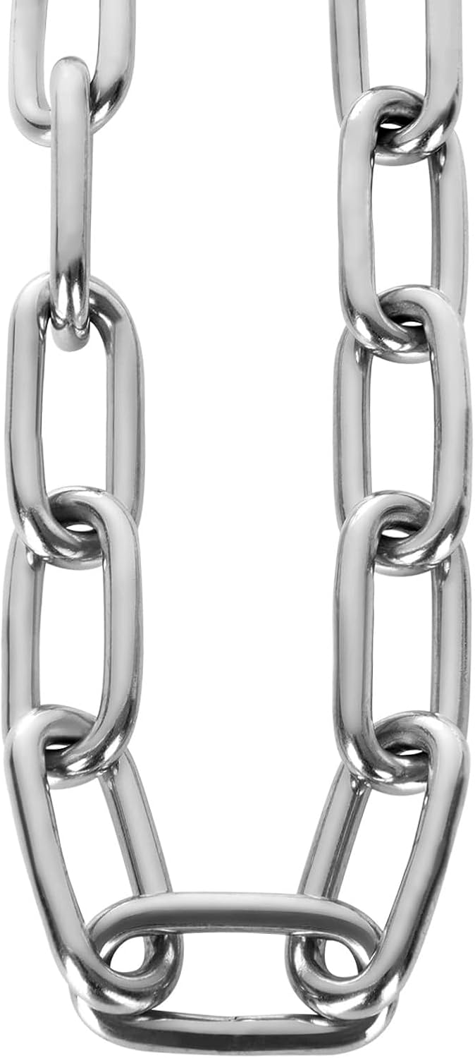 Chaîne en Acier Inoxydable 6mm x 1m, Chaîne Métallique Robuste en Inox ...