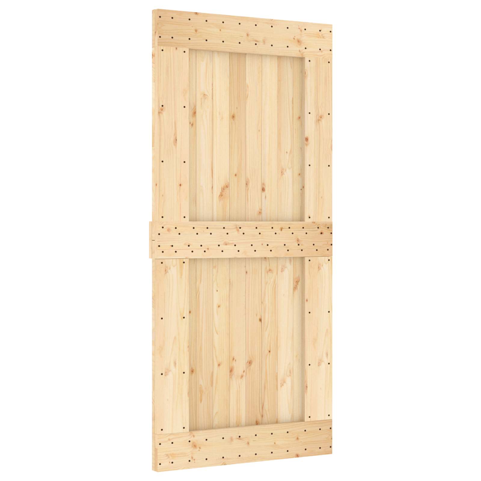 Porte NARVIK Naturel 95 x 210 cm Bois de pin massif | Leroy Merlin