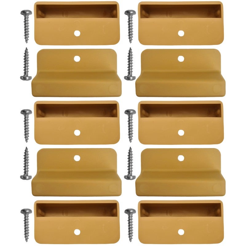 10 embouts Latte 53mm avec vis, agrafer / visser | capuchon plastique ...