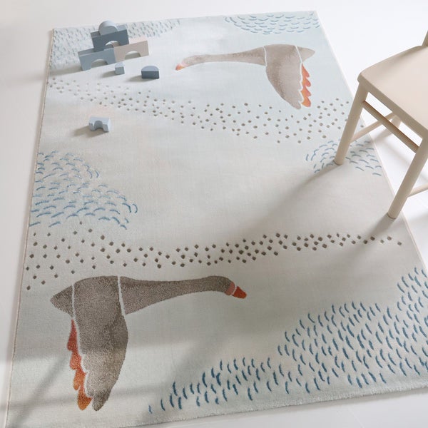 Tapis chambre enfant oies GOOSY DELUXE | Leroy Merlin