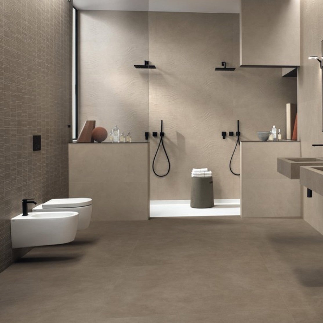 Carrelage sol / mur effet béton ciré naturel 60x60 cm Boost natural ...