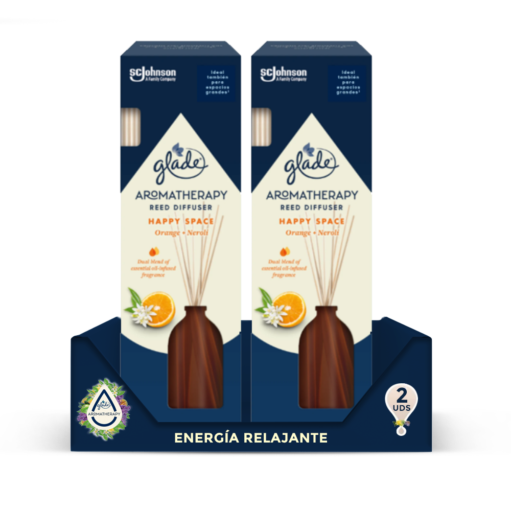 Glade® Aromatherapy Ambientador de Varillas fragancia Pure Happiness ...