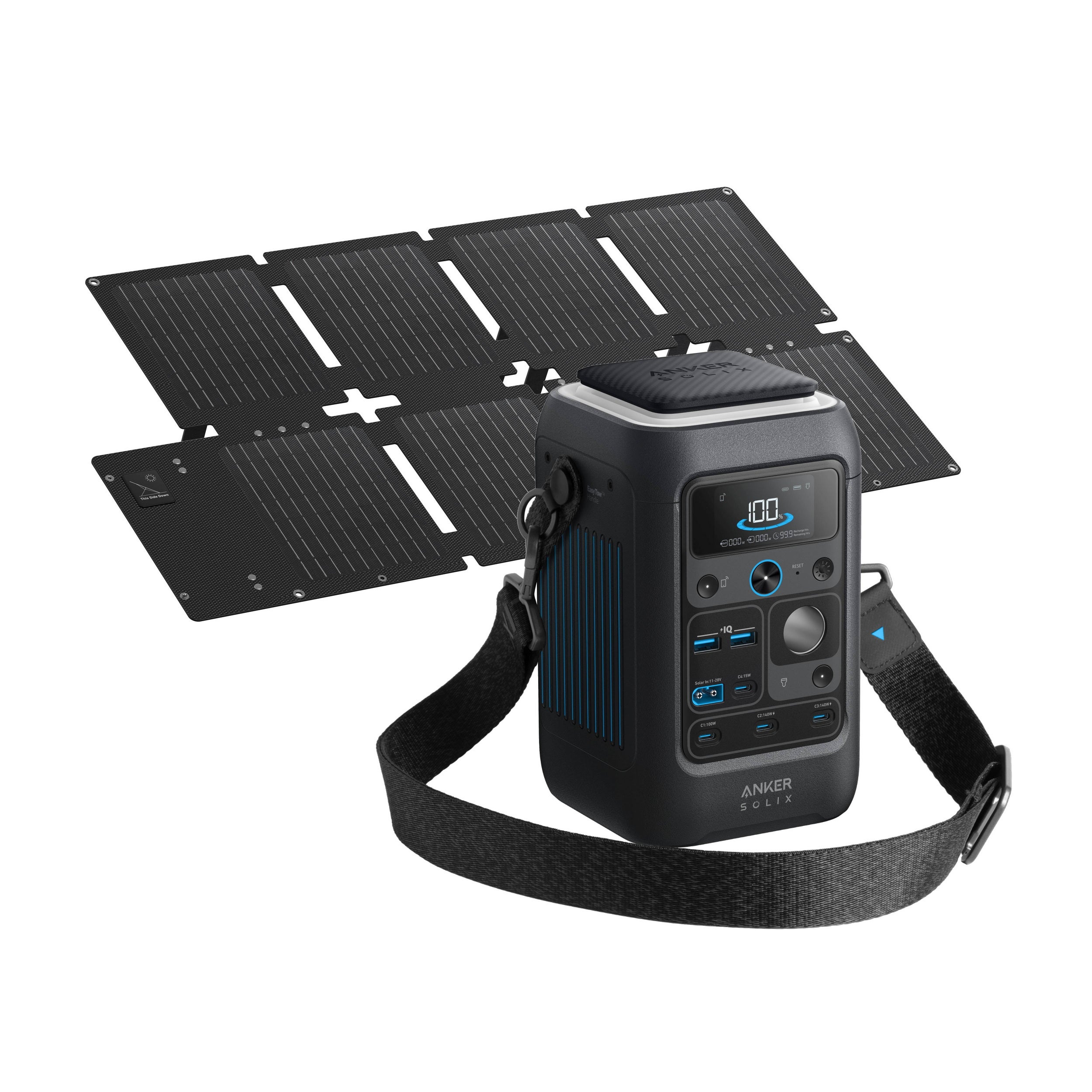 Kit Anker SOLIX C300X DC con Panel Solar 60W - Salida CC 300W | Leroy ...