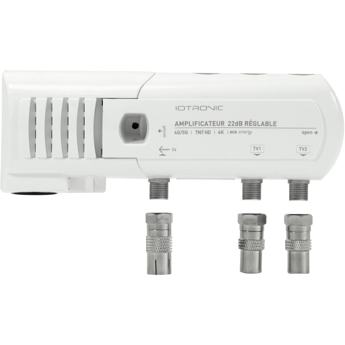Amplificador terrestre de interior 2 salidas IOTRONIC | Leroy Merlin