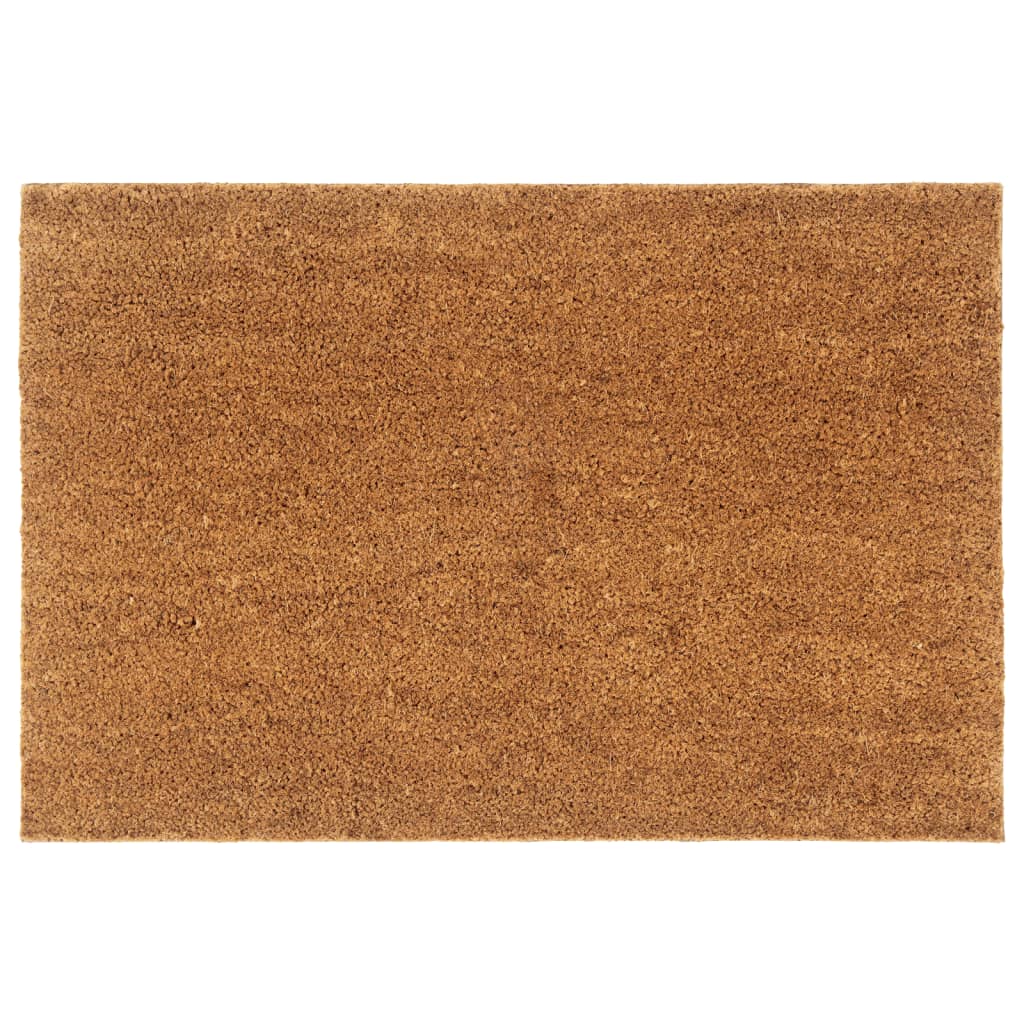 VidaXL Felpudo semicircular de fibra de coco natural 60x90 cm | Leroy ...