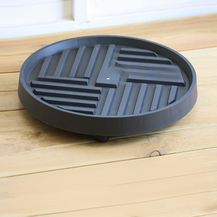 Socle mobile pour pots de fleurs 39×44×6,9 cm avec roulettes robustes ...