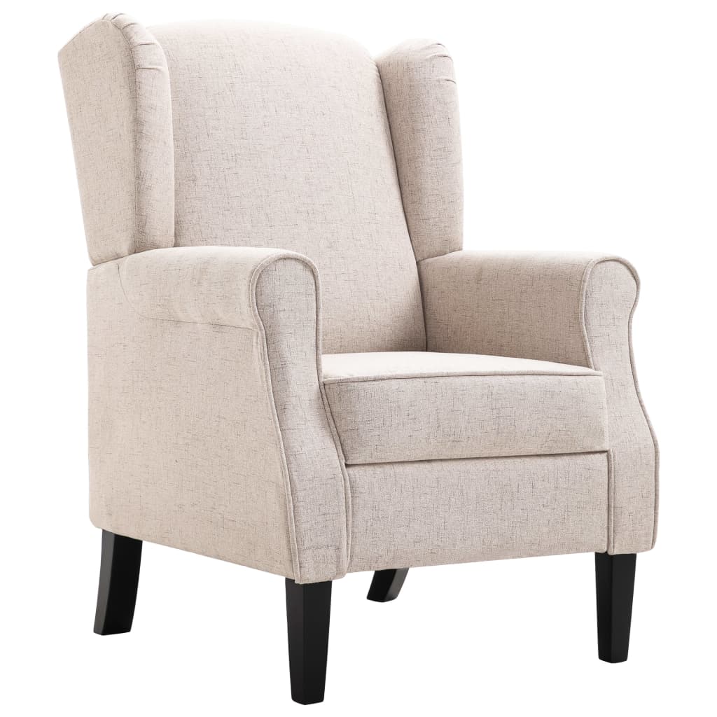 Sillón de tela beige - COMFORTXL | Leroy Merlin
