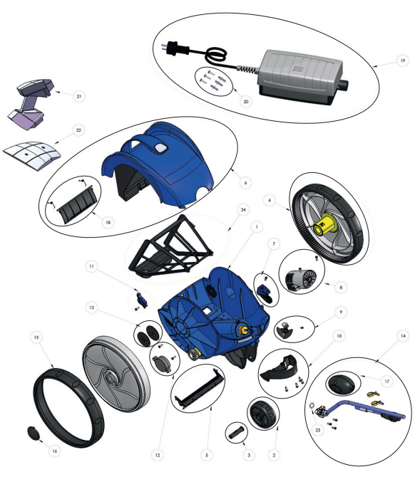 Aspirador VORTEX 1 ZODIAC - Recambios | Leroy Merlin