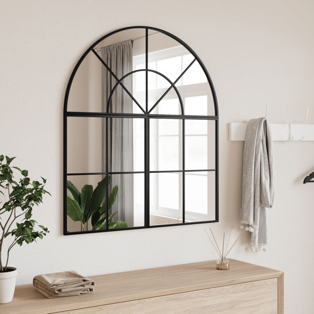 Miroir mural noir 80x40 cm arche fer | Leroy Merlin