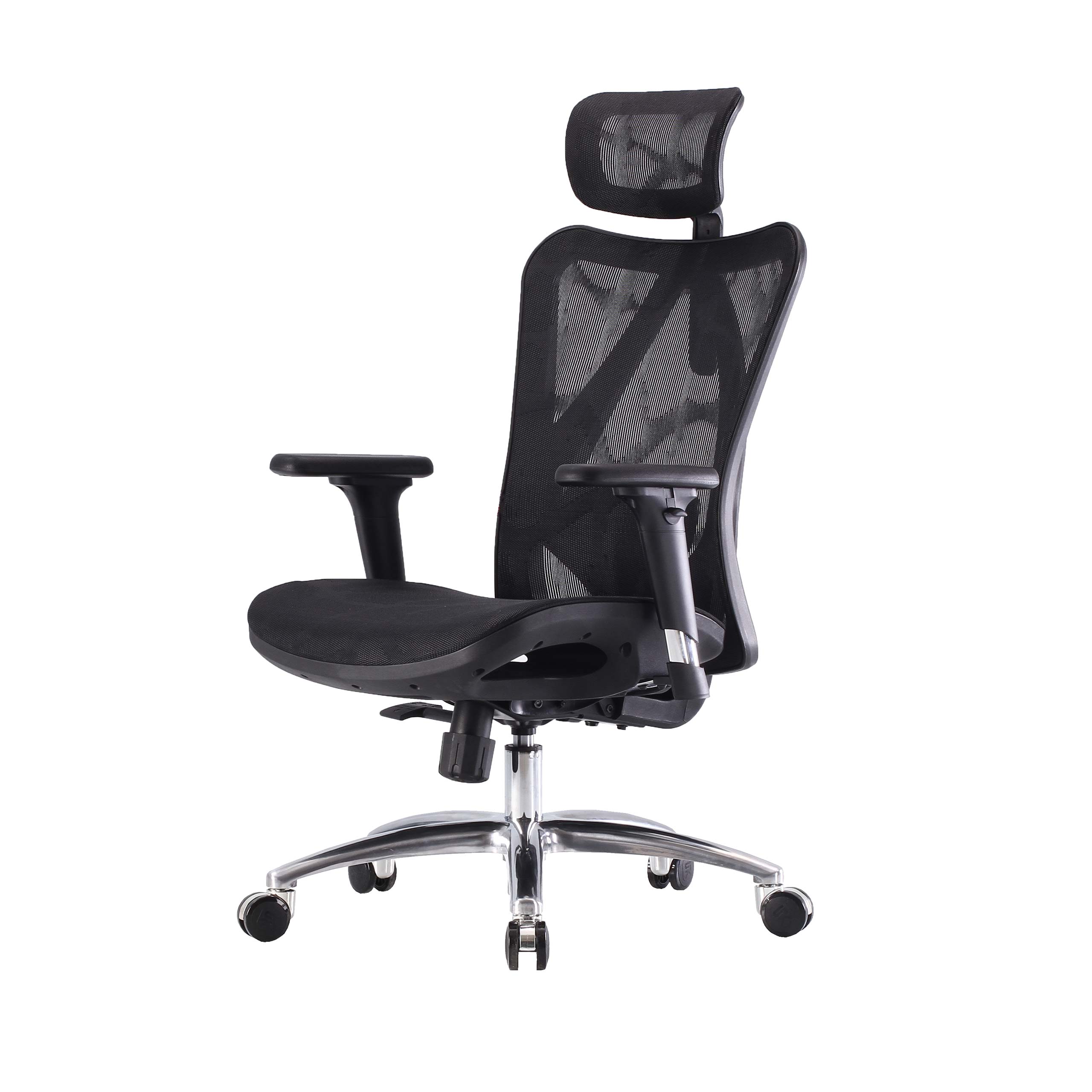Chaise de bureau HWC-J87 accoudoir ergonomique réglable, charge max ...