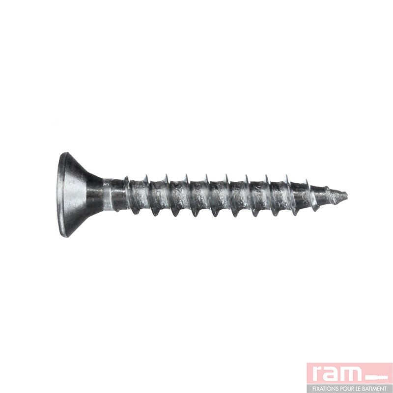 VIS A BOIS TETE FRAISEE EMPREINTE POZIDRIV Ø5x35mm - BOÎTE DE 200 ...