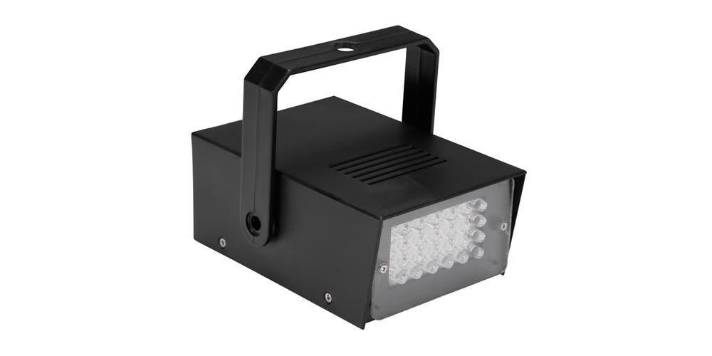 HQ-Power MINI STROBOSCOPE À LED BLANCHES - 24 LED - SUR PILES | Bricoman