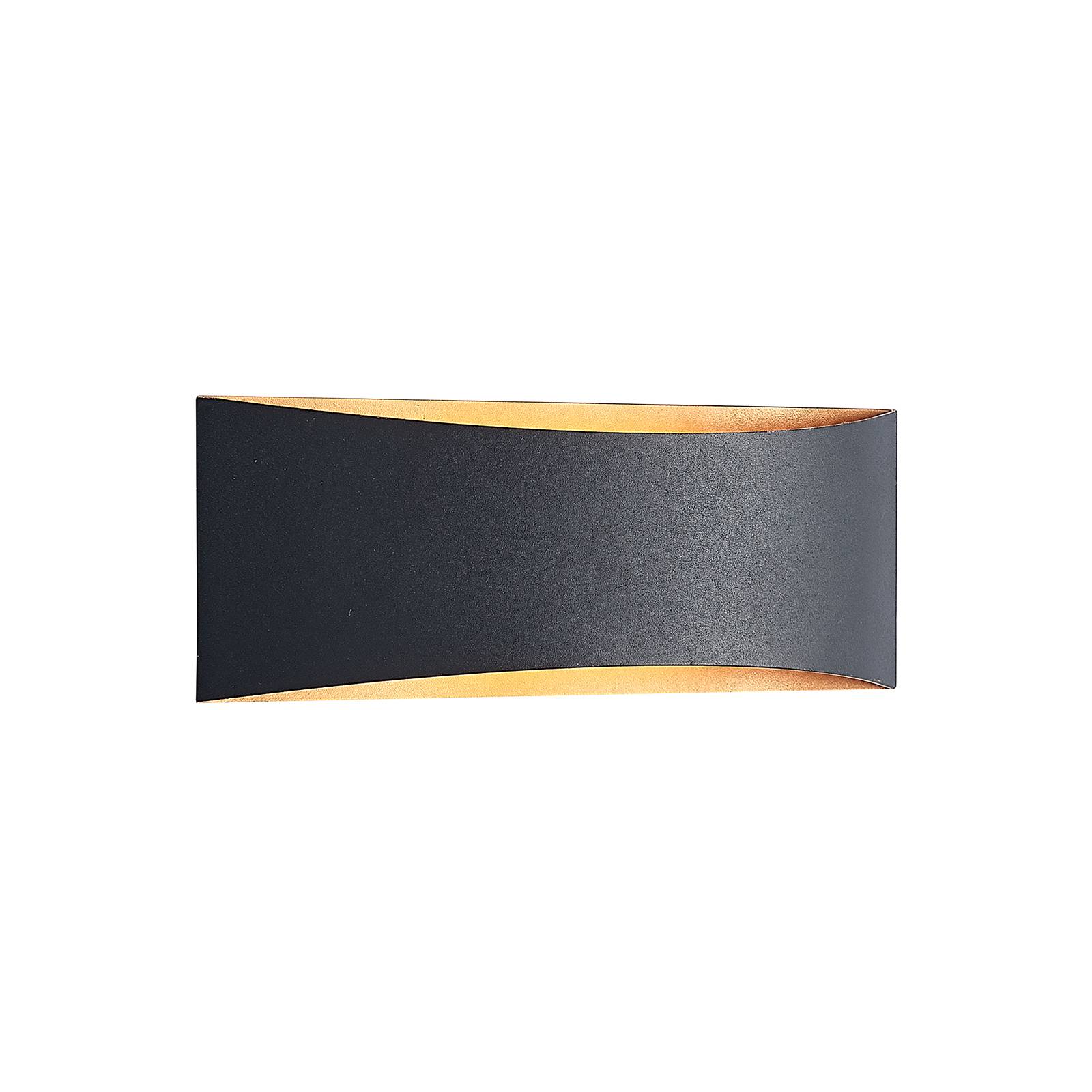 Applique murale LED Arcchio Jelle, 27 cm, noir, Applique, Lampe Murale ...