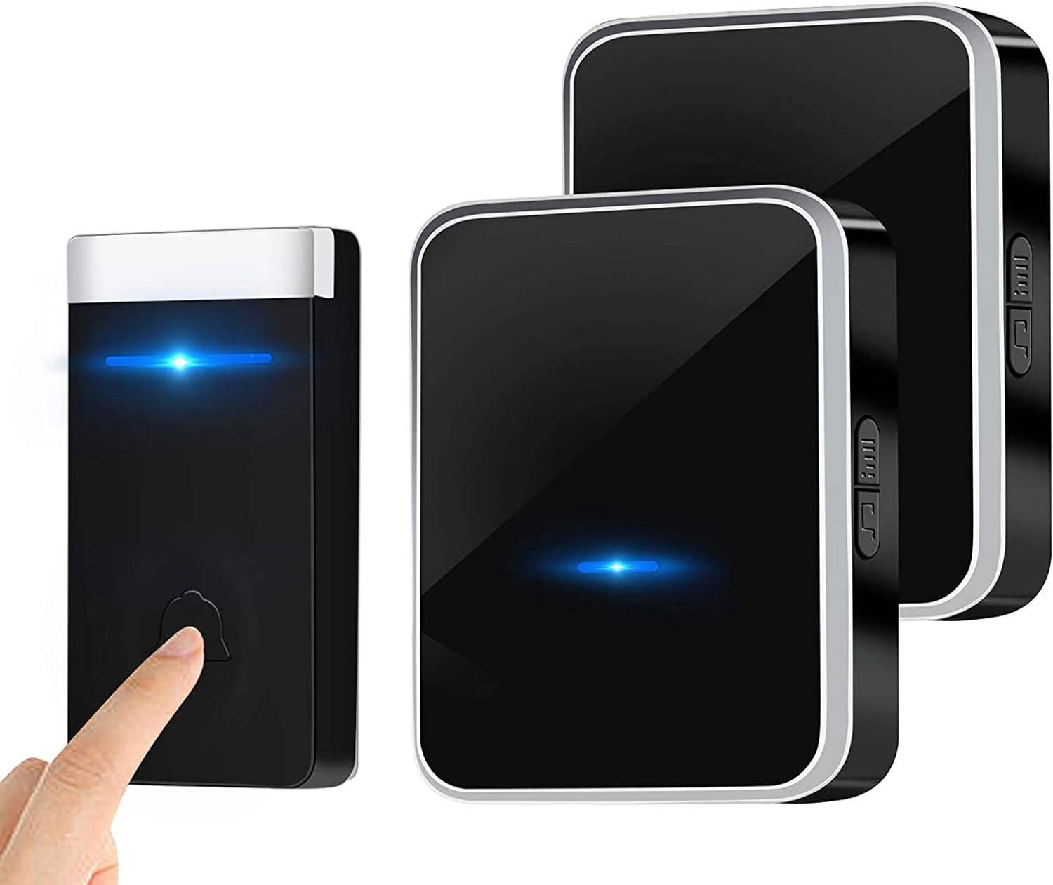 [Pas Besoin de Piles]Sonnette Sans Fil, Sonnette de Porte Étanche Kit ...