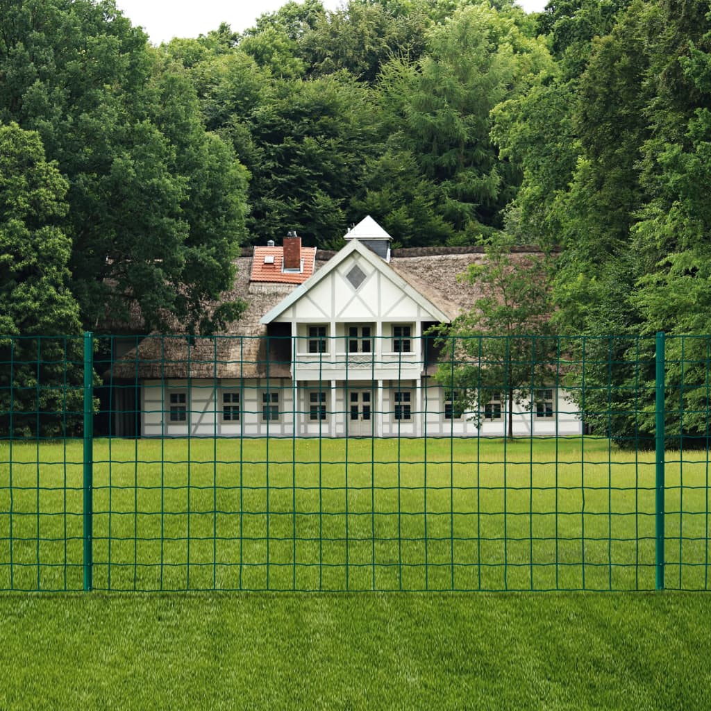 Clôture Euro Acier 20x1 m Vert | Leroy Merlin
