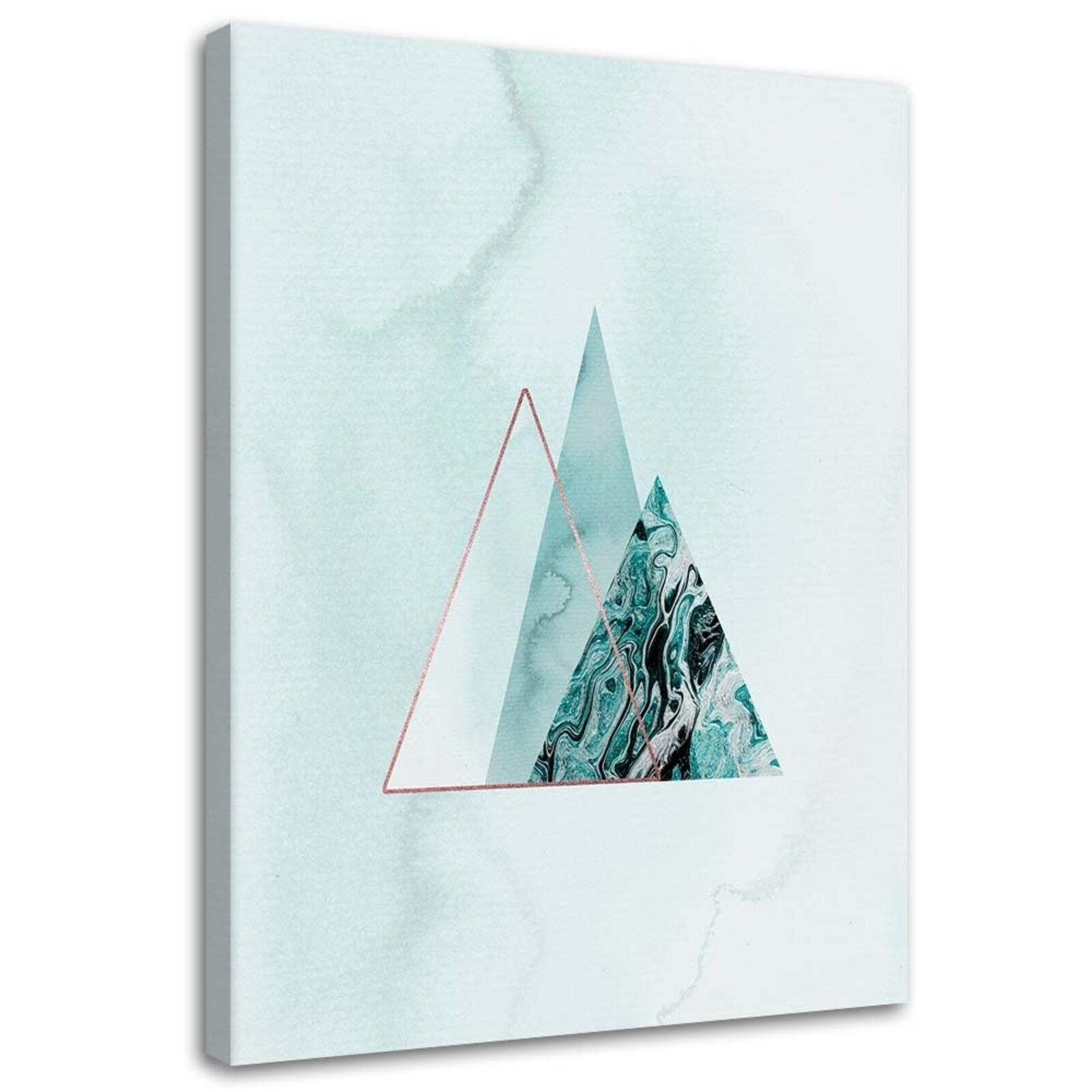 Tableau triangles abstraits - 50 x 70 cm | Leroy Merlin