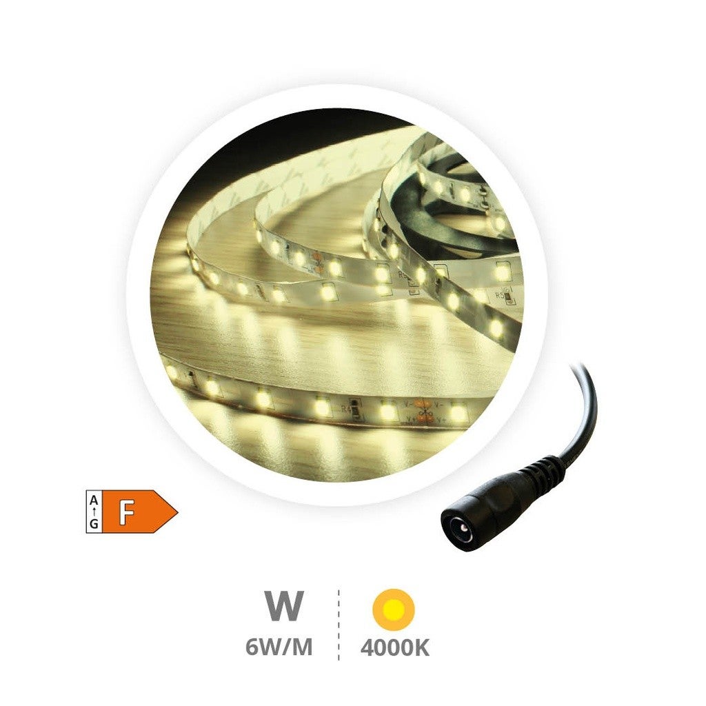 Rollo 5M tira LED 6W/M 4000-4500K 24V | Leroy Merlin