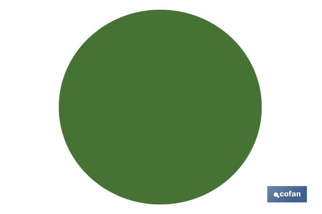 CIRCULO ADHESIVO VERDE 150 mm PARA CRISTAL | Leroy Merlin