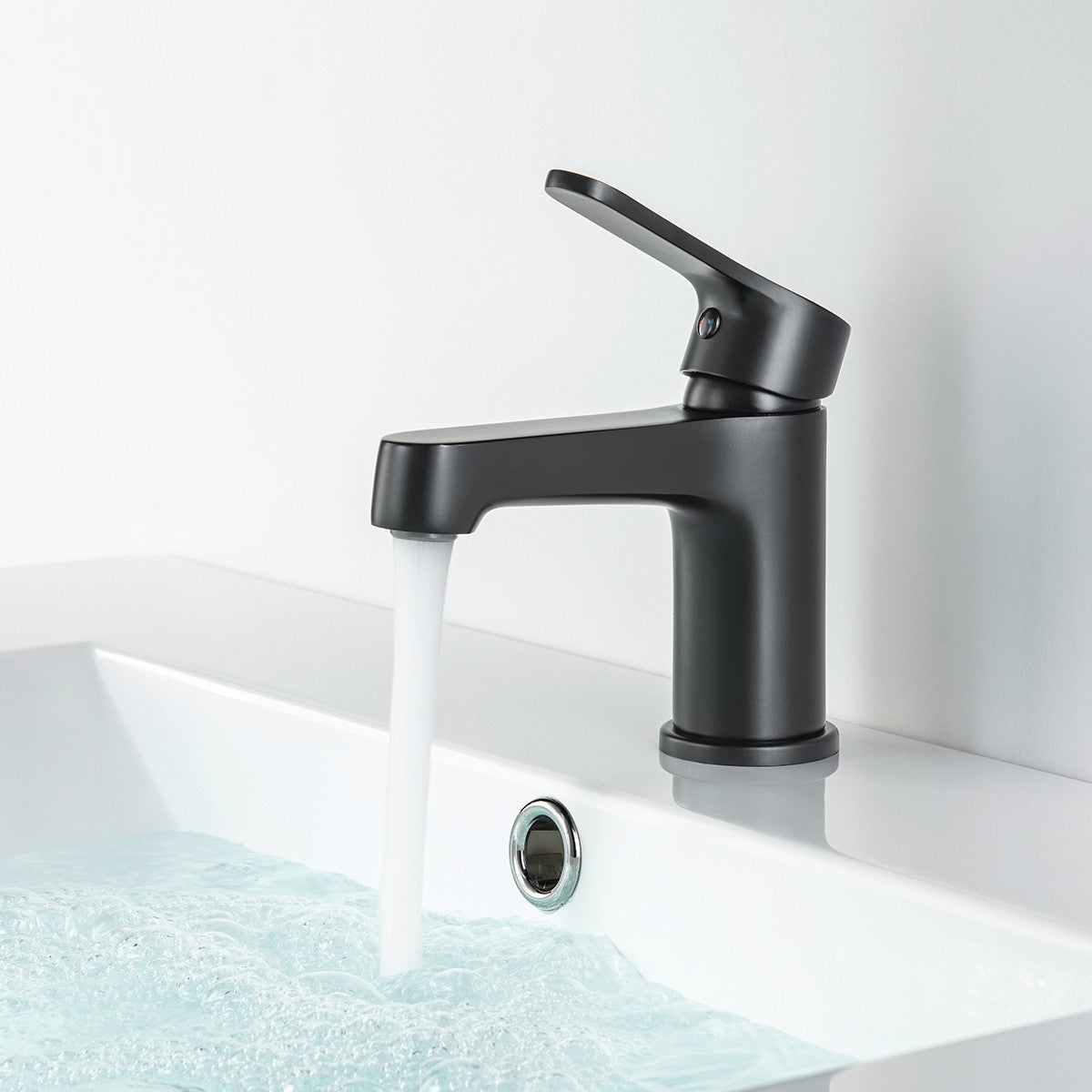 Robinet mitigeur Noir Mat MILY | Leroy Merlin