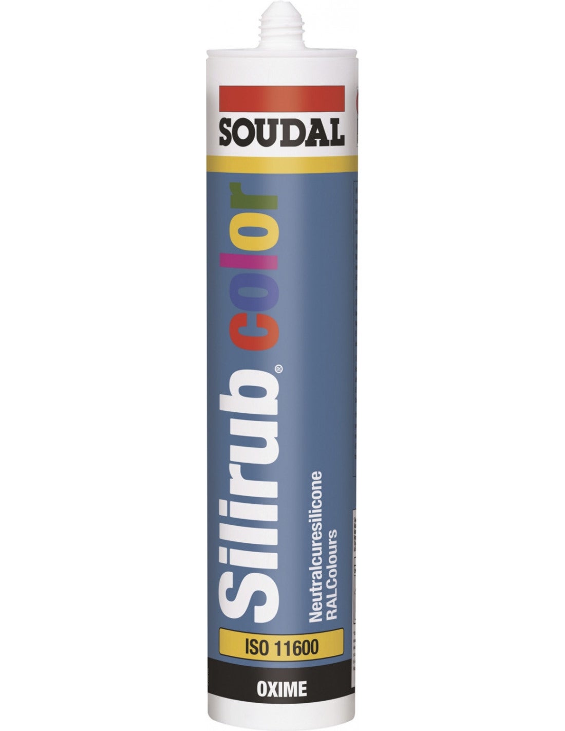 Mastics menuiserie silicone neutre Silirub Color coloris gris fer RAL ...