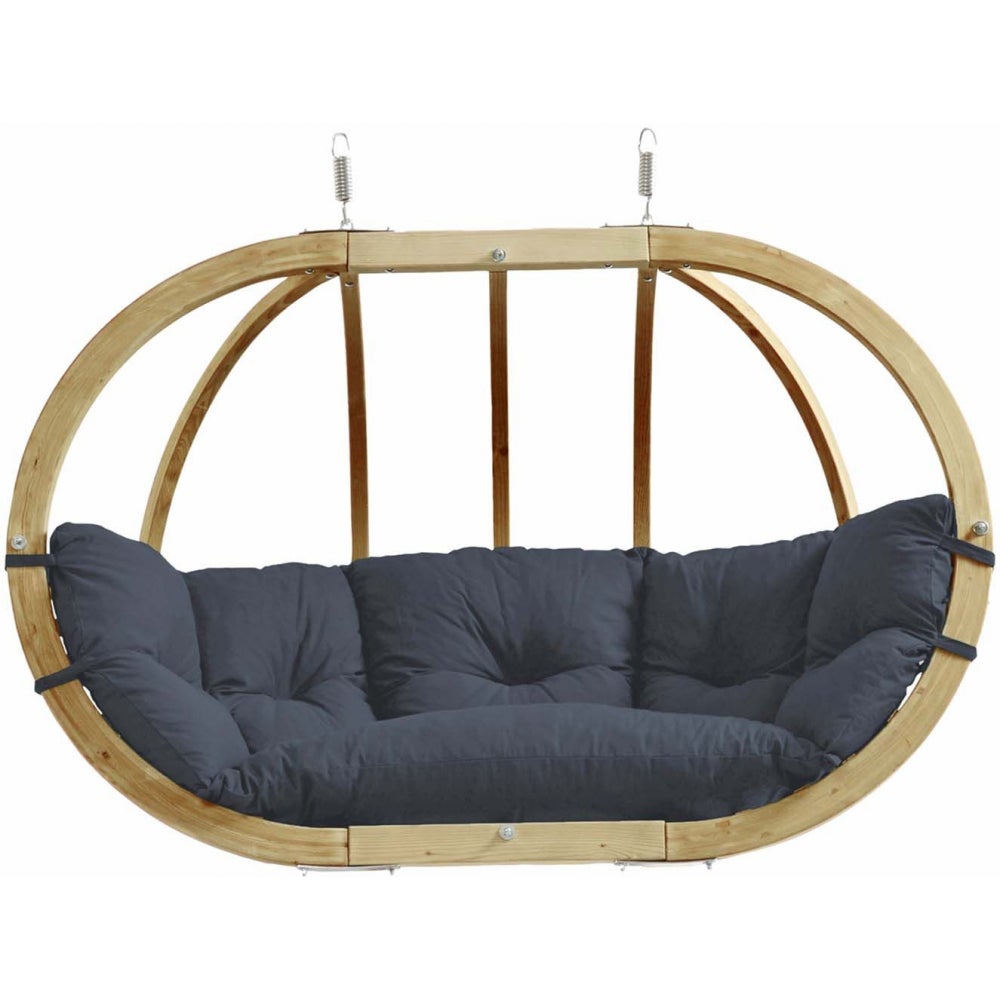 Sofá colgante Globo Royal Antracita - cojín impermeable | Leroy Merlin