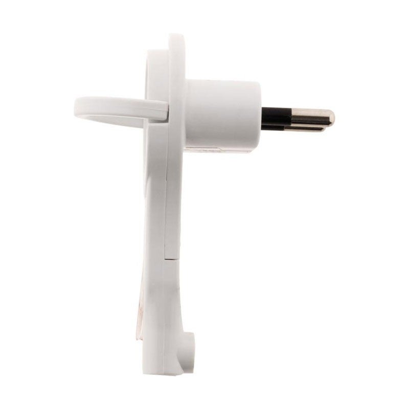 Enchufe macho 2P 6A extraplano - Blanco - Zenitech | Leroy Merlin